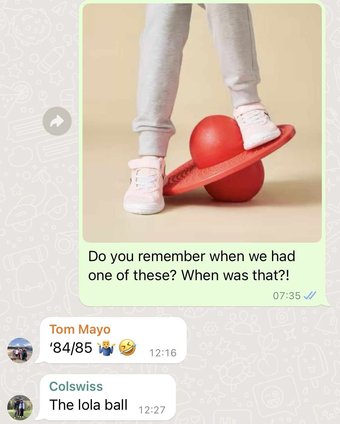 Balancing on the lo-lo ball of life… – Not The Mayo Clinic